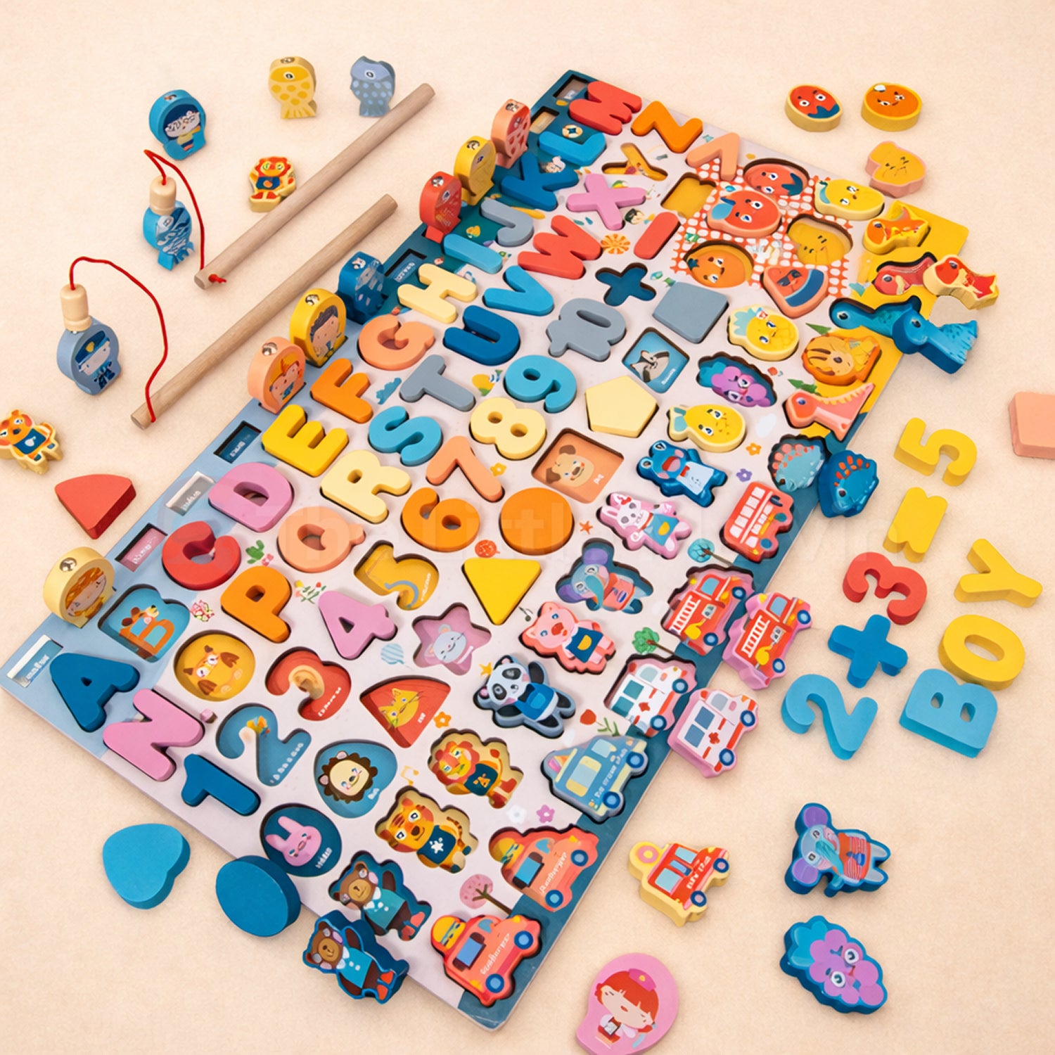 Marvin’s Montessori Activity Learning Board | Preschool Learning Toy ...