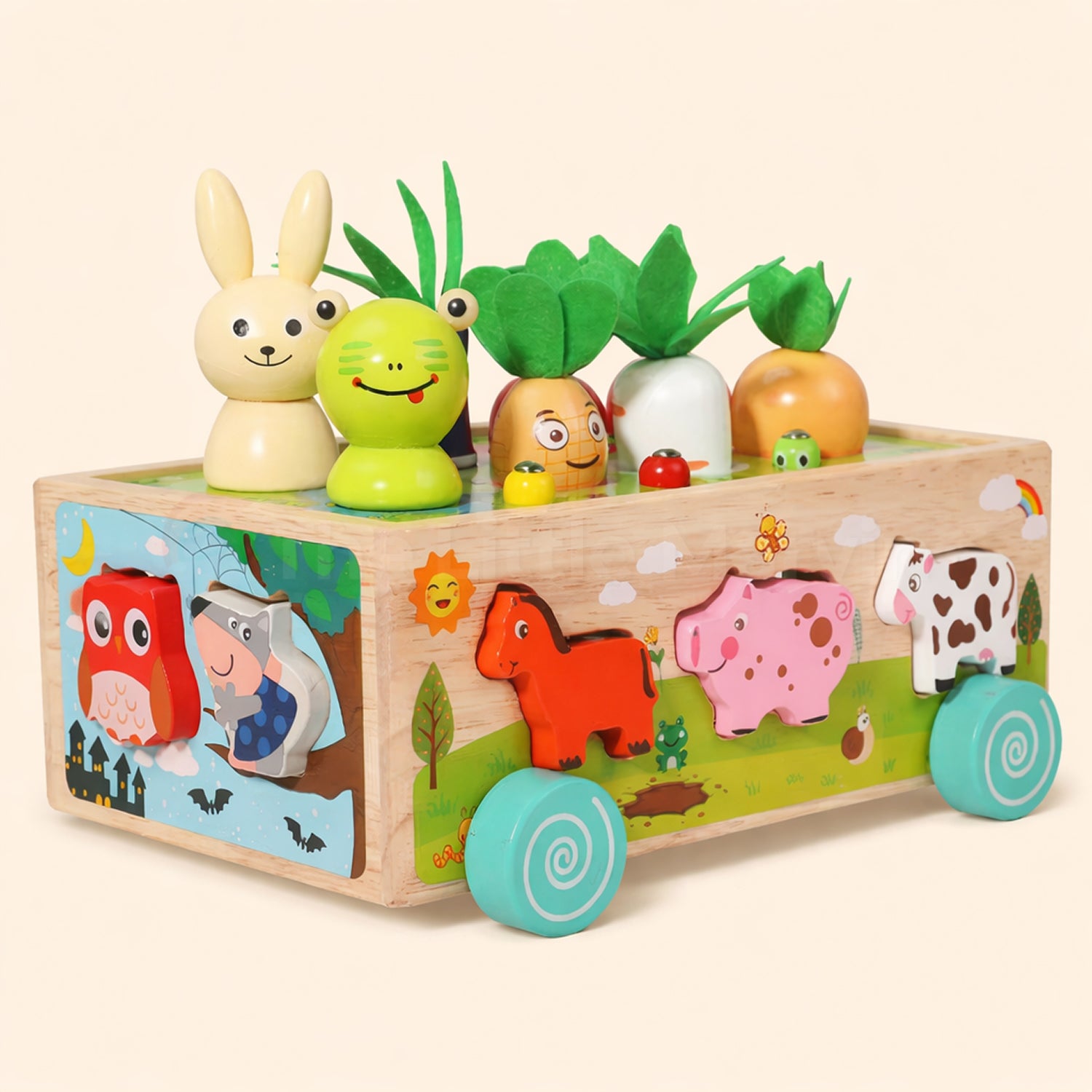 Marvin’s Montessori Carrot Harvest Toy | Wooden Farm Learning Toy – The ...